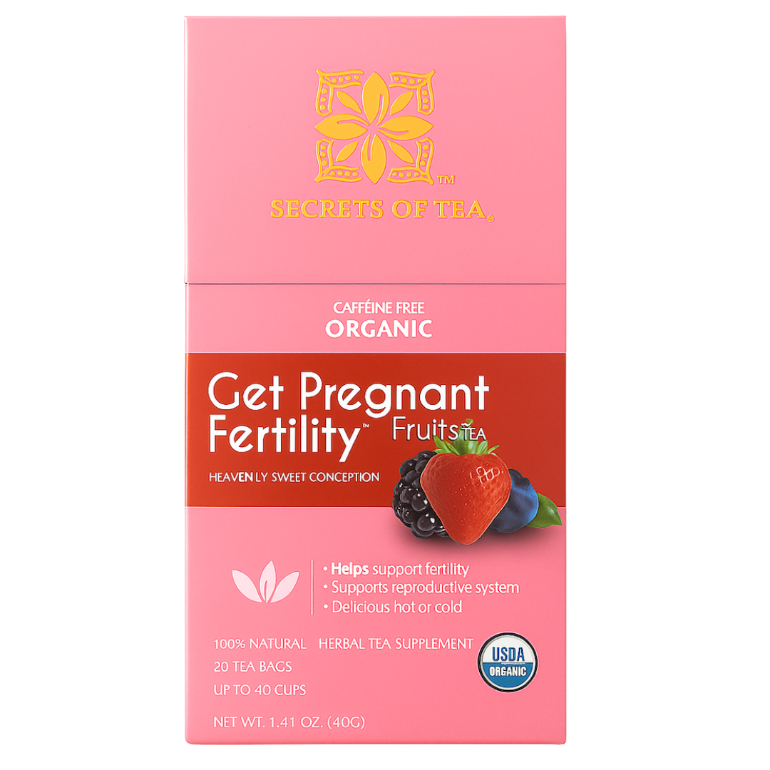 Get Pregnant Fertility Fruits Tea - Organic Herbal Blend for Women's ...
