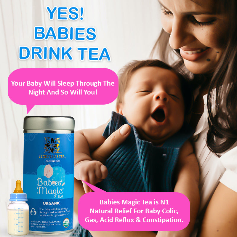 Infant Colic & Gas Relief: Babies Magic Tea – SecretsOfTea
