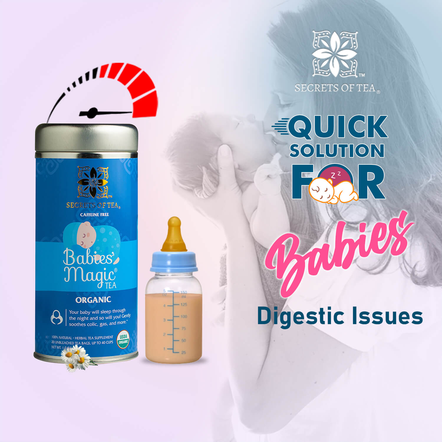 Infant Colic & Gas Relief: Babies Magic Tea – SecretsOfTea