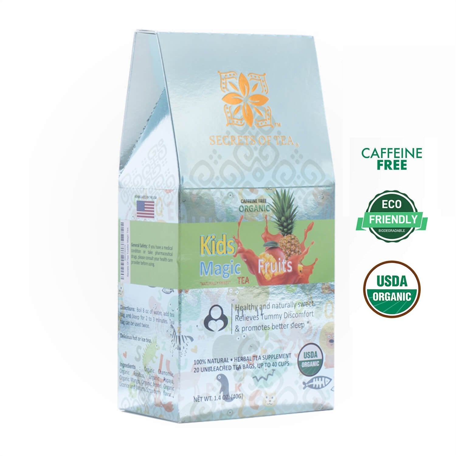 Tea Toddler | Tea for Kids & Children | 40 Servings Organic Tea ...